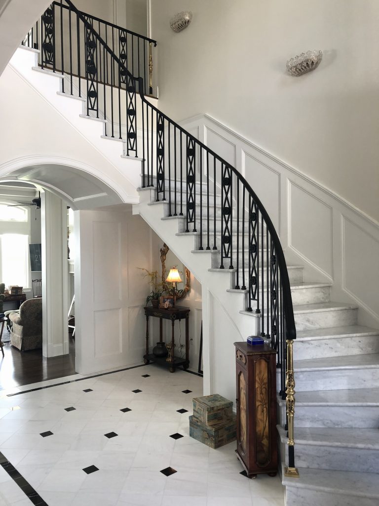 Brass Newel Post Railings | Elegant Stair Designs