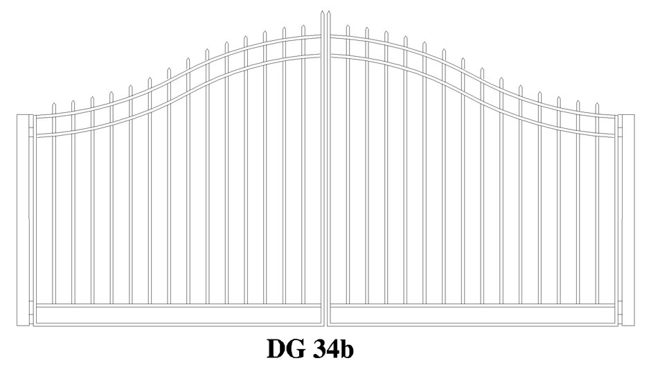 Edwards Ornamental Iron - Photo Gallery - Driveway Gate Drawings