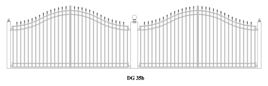 Edwards Ornamental Iron - Photo Gallery - Driveway Gate Drawings