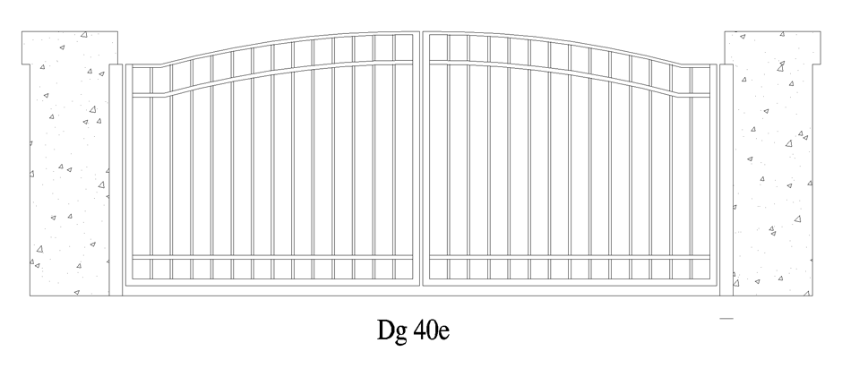 Edwards Ornamental Iron - Photo Gallery - Driveway Gate Drawings
